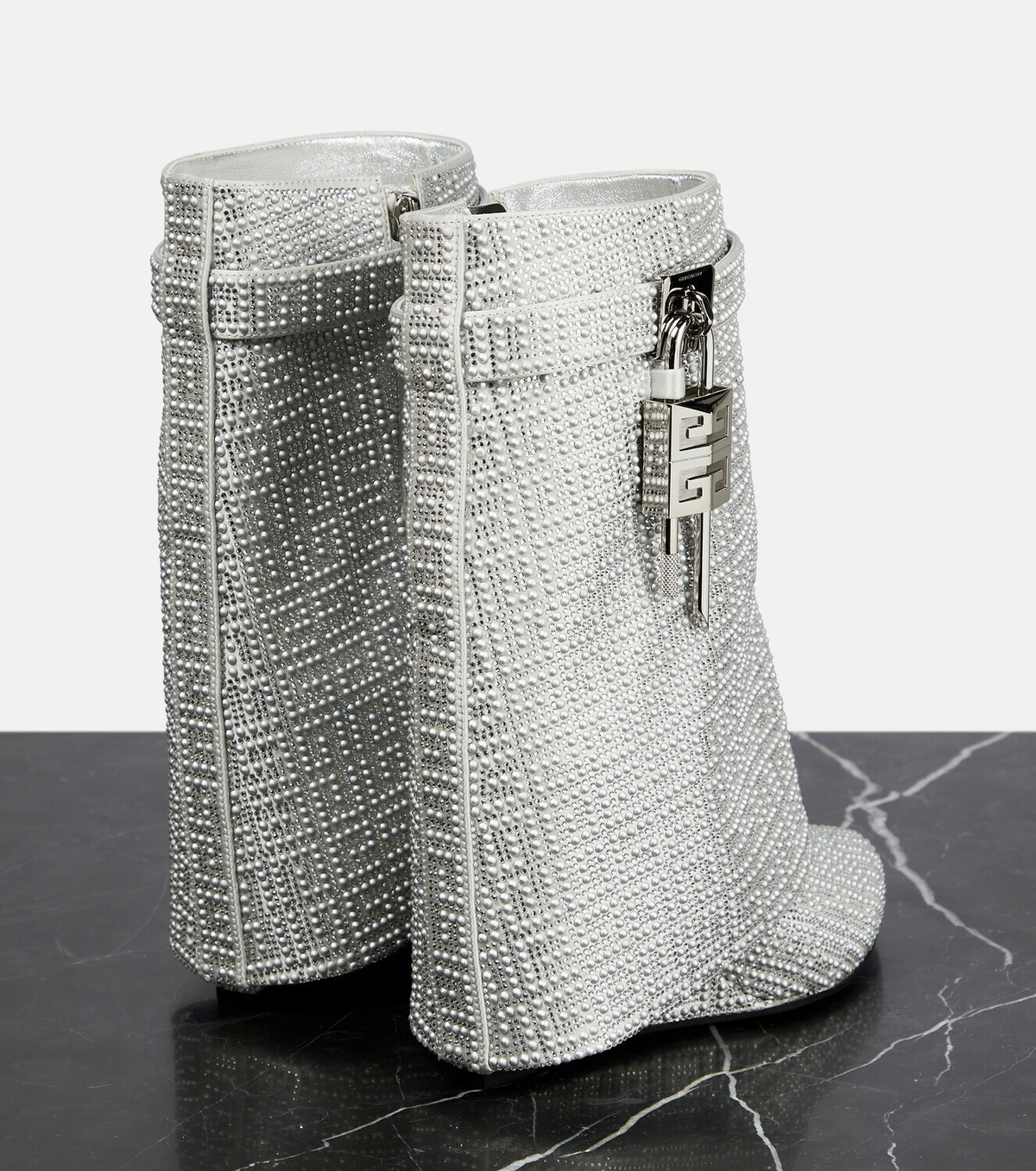 Givenchy Shark Lock 4G embellished ankle boots Givenchy