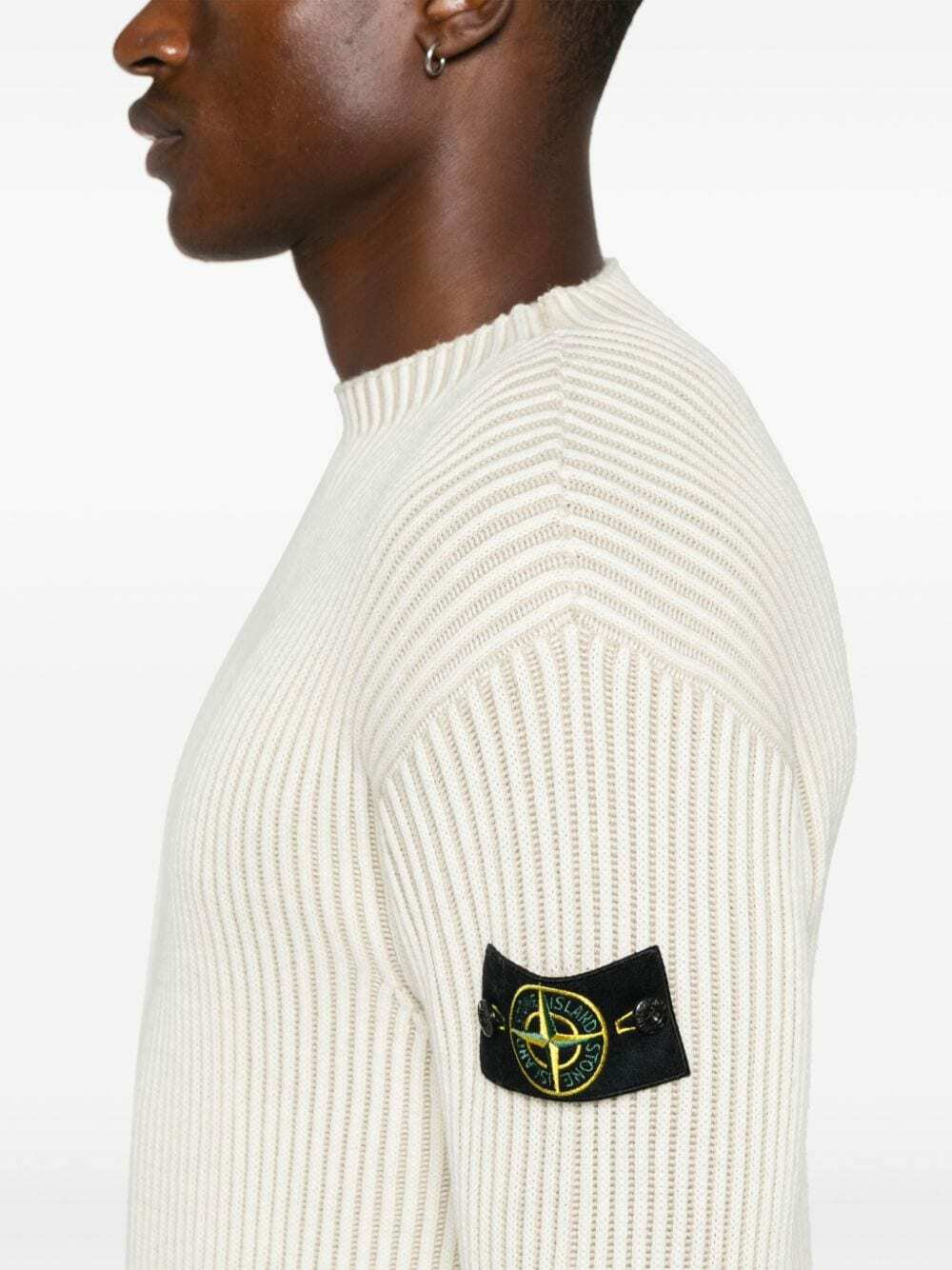STONE ISLAND - Wool Crewneck Sweater Stone Island