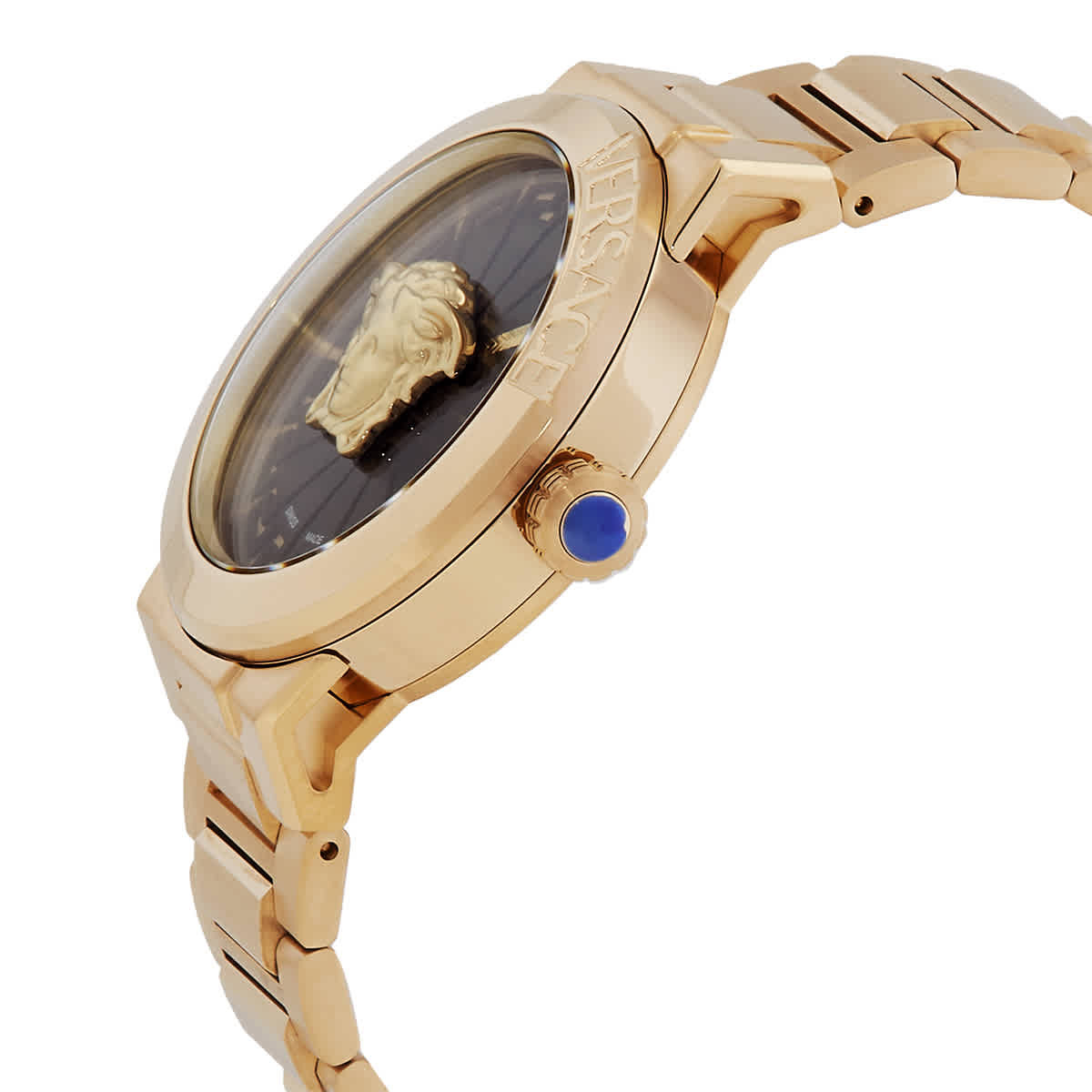 Versace Medusa Infinite Quartz Black Dial Ladies Watch VE3F00522 Versace