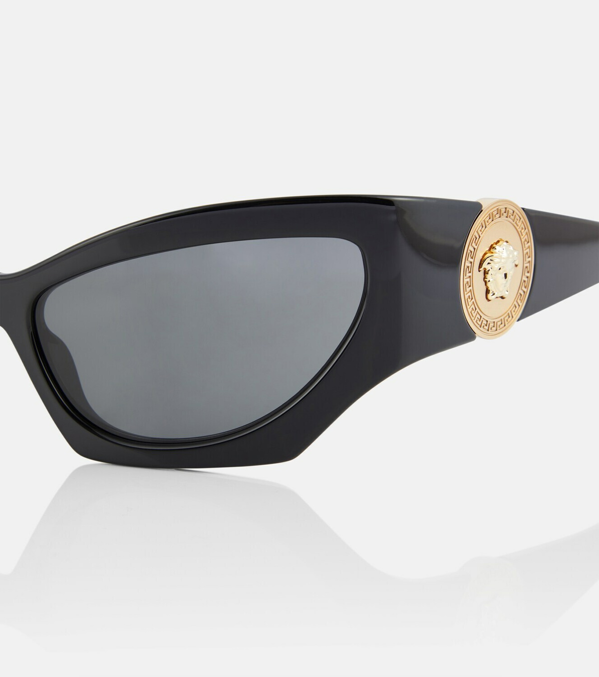 Versace Oval acetate sunglasses Versace