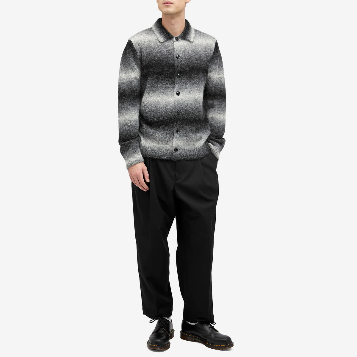 Neighborhood Men's Two Tuck Pants in Black Neighborhood