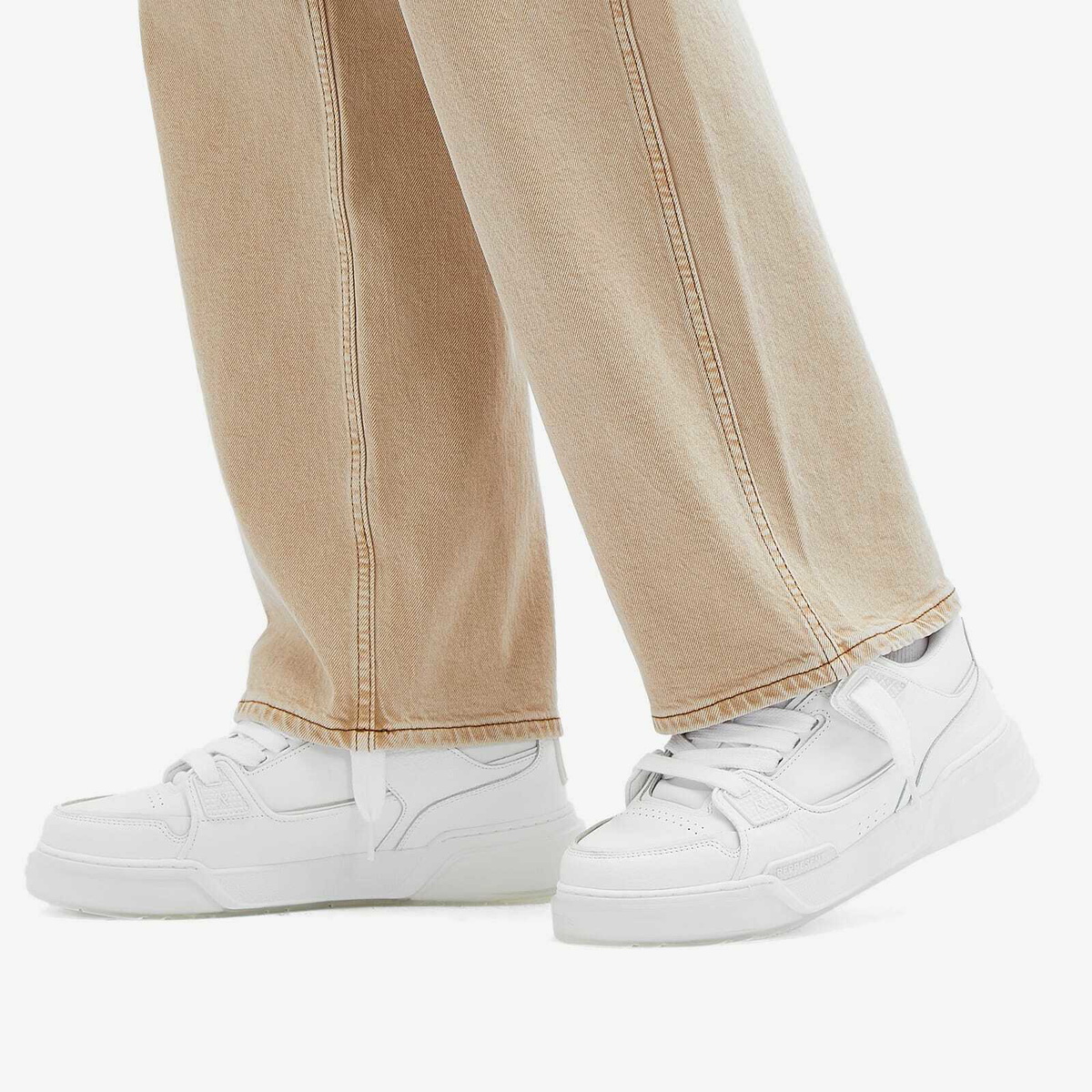 Represent Men's Studio Sneaker in Flat White Represent