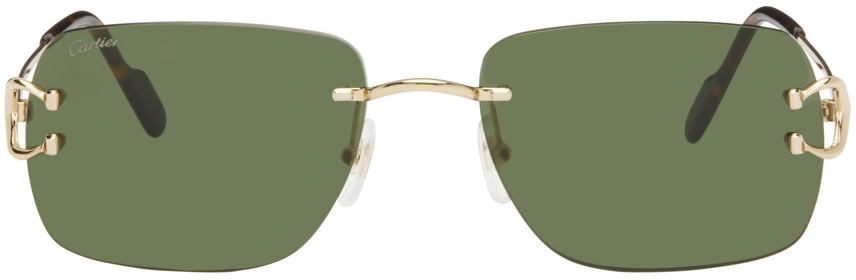 Cartier Gold Square Sunglasses Cartier
