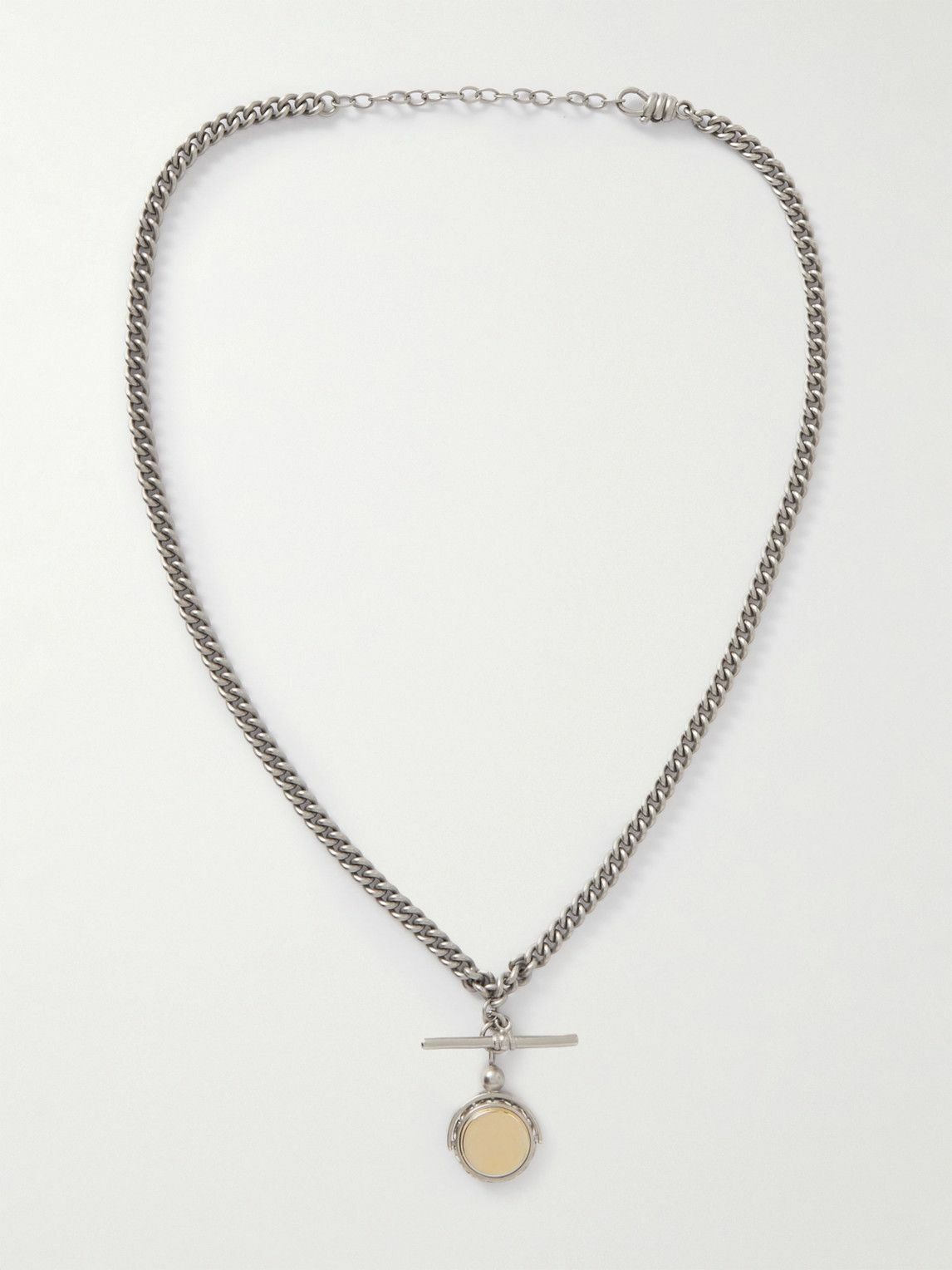Maison Margiela - Silver and Gold-Tone Pendant Necklace Maison Margiela
