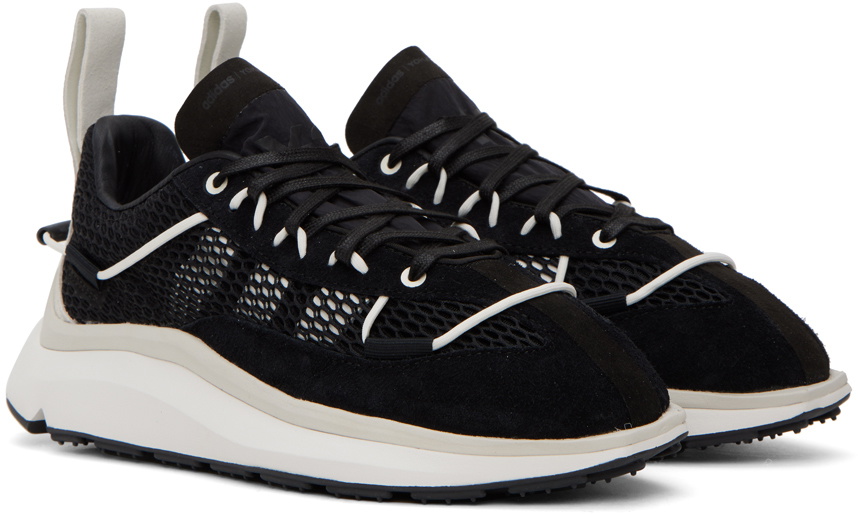 Y-3 Black & White Shiku Run Sneakers Y-3