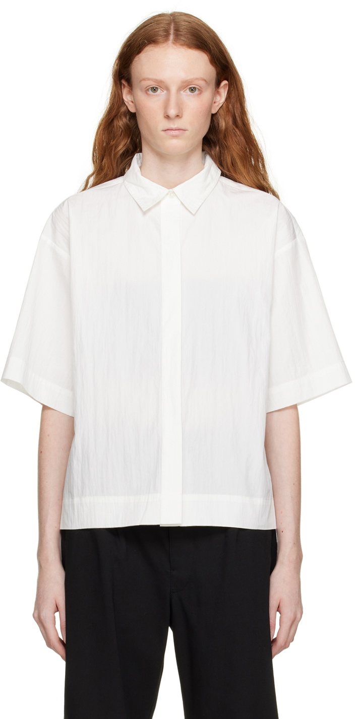 CO White Covered Placket Shirt CO