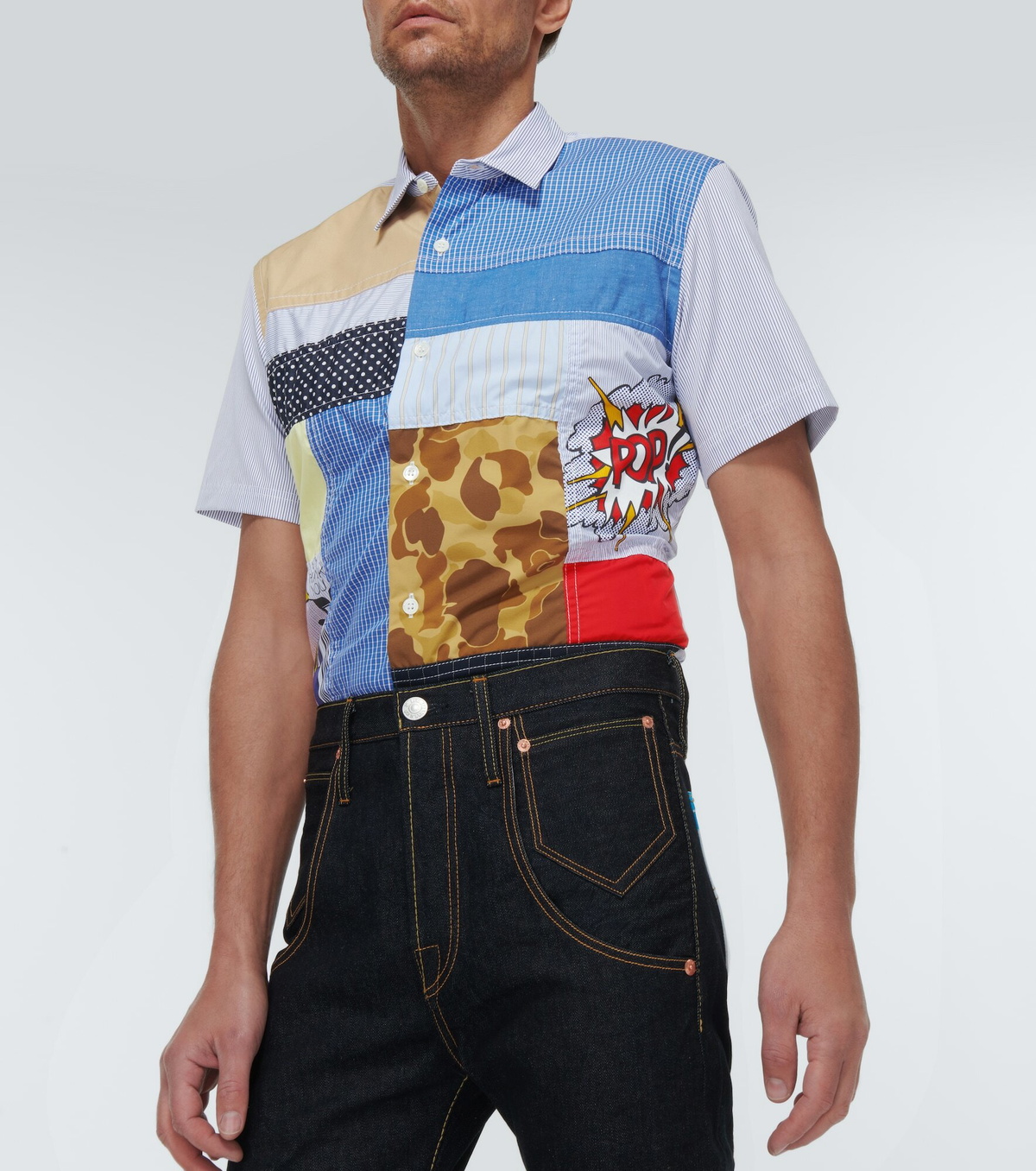 Junya Watanabe - x Roy Lichtenstein cotton shirt Junya Watanabe