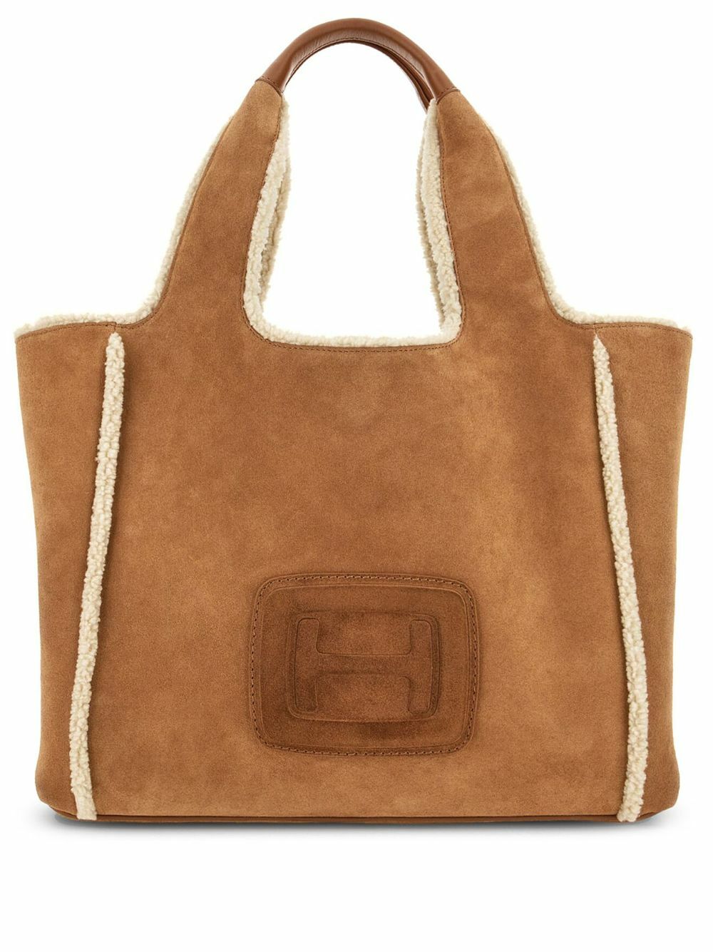 HOGAN - H-bag Sheepskin Shopping Bag Hogan