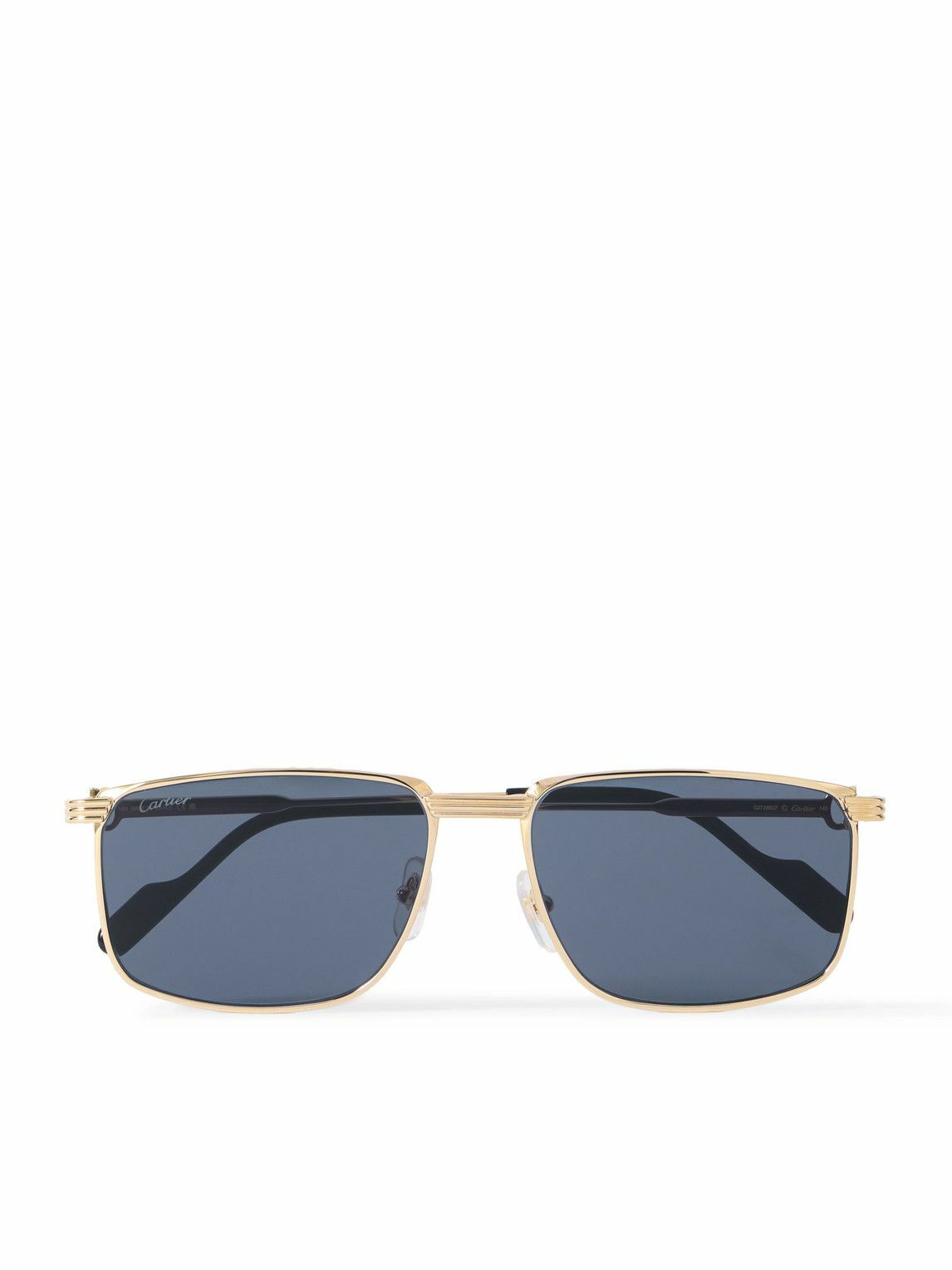 Cartier Eyewear - Première de Cartier Rectangular-Frame Gold-Tone ...