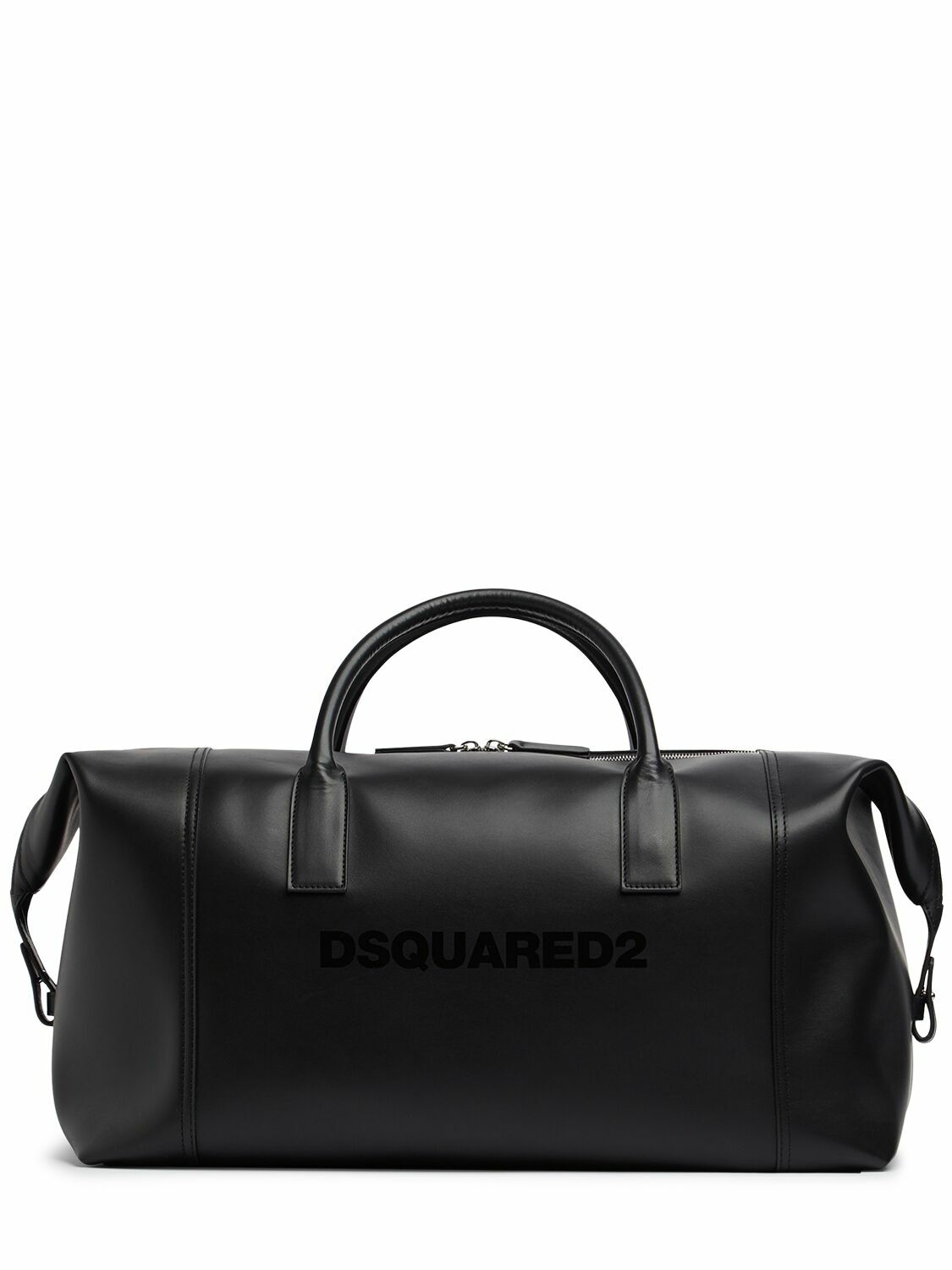DSQUARED2 Logo Leather Duffle Bag Dsquared2