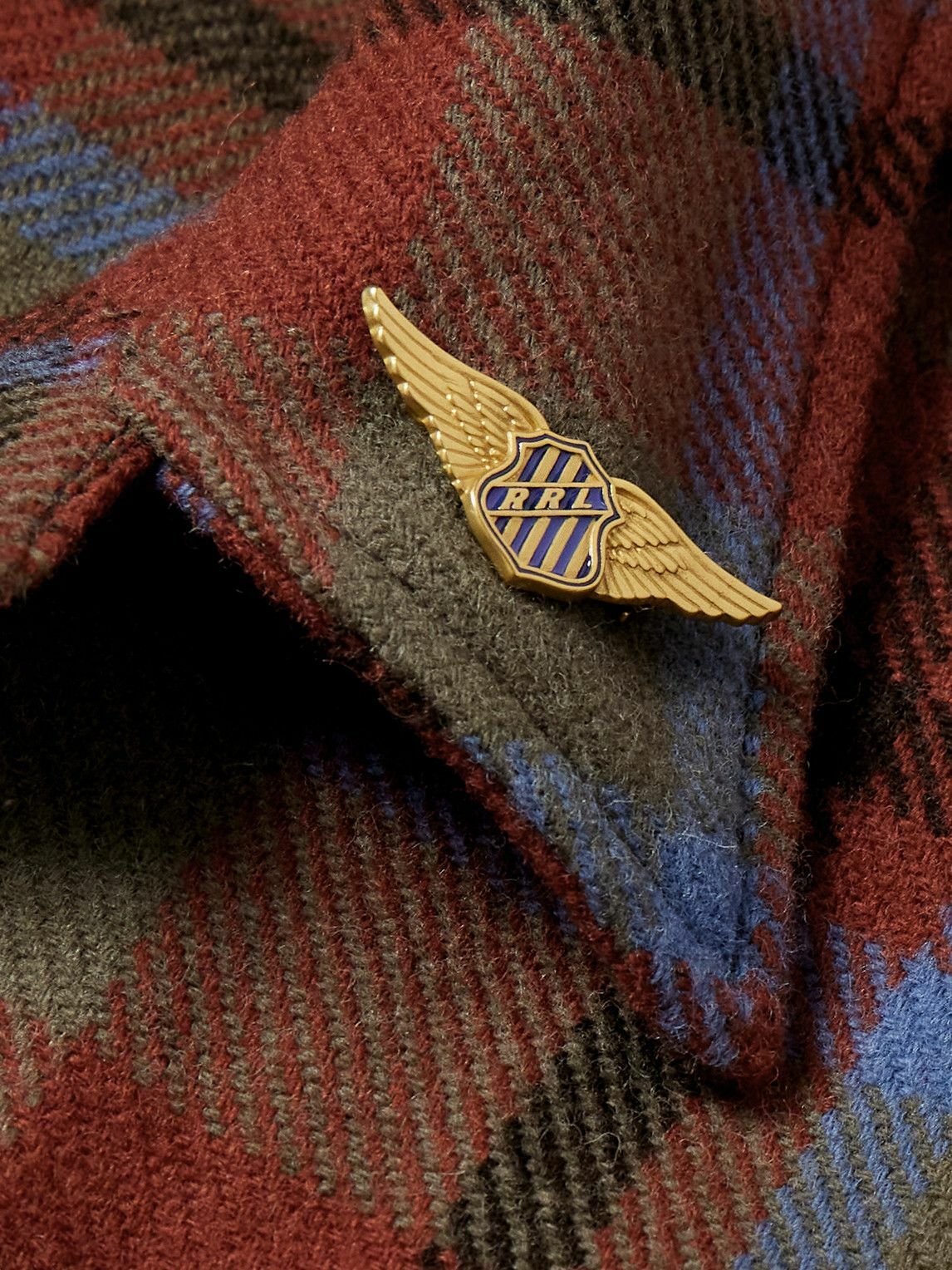 RRL - Ace Cruiser Checked Wool-Flannel Overshirt - Red RRL