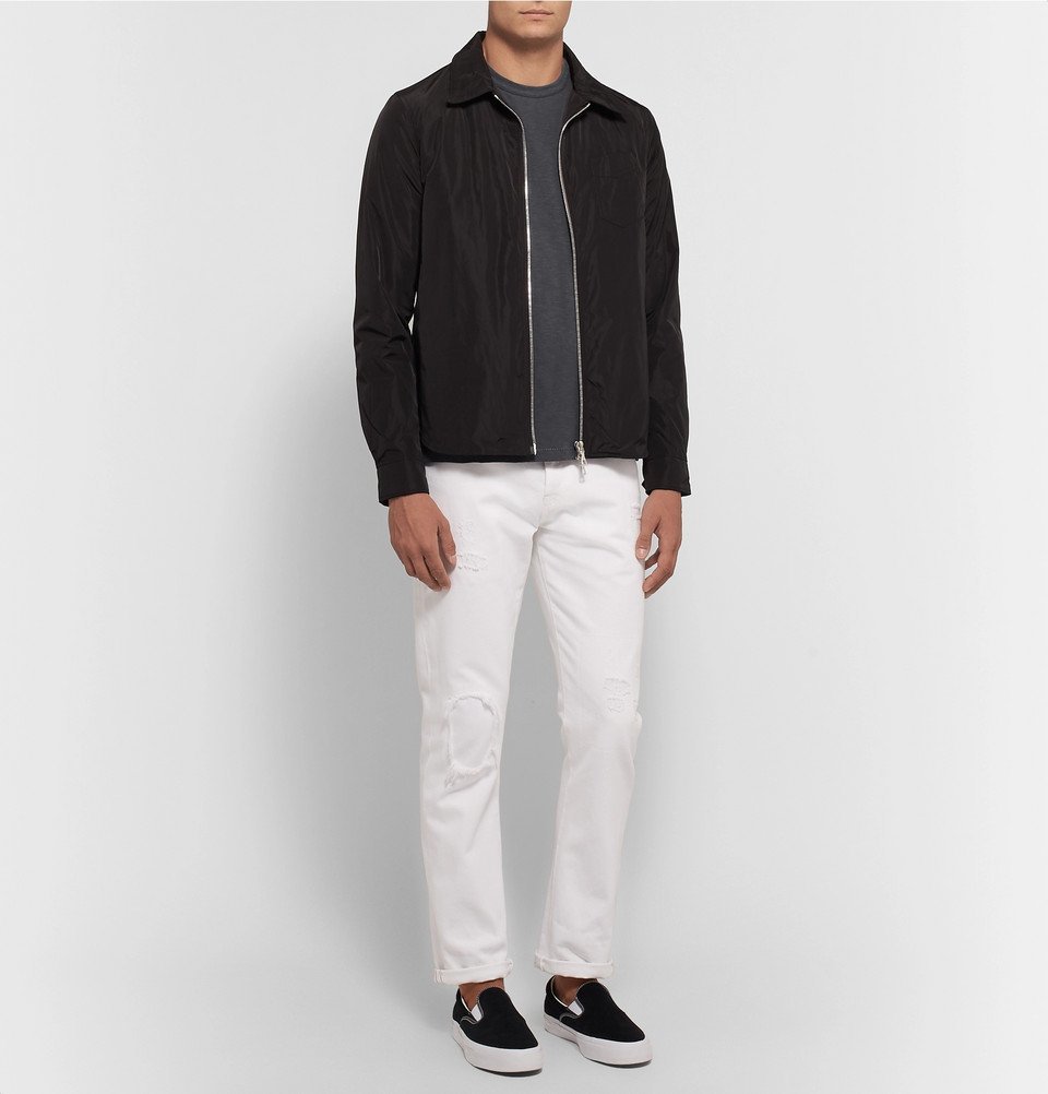 J.Crew - Slim-Fit Garment-Dyed Slub Cotton-Jersey T-Shirt - Men ...