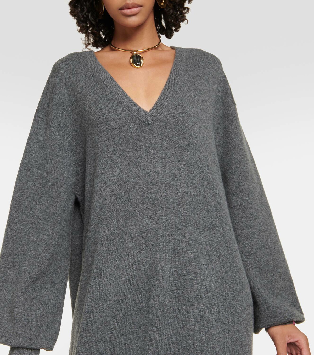 Extreme Cashmere N°259 Sheba cashmere-blend maxi dress extreme cashmere