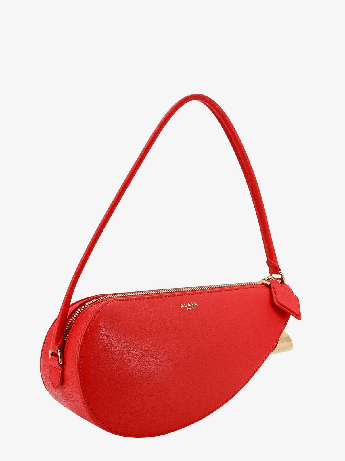Alaia Red Demi Coeur Womens Shoulder Bag ALAÏA