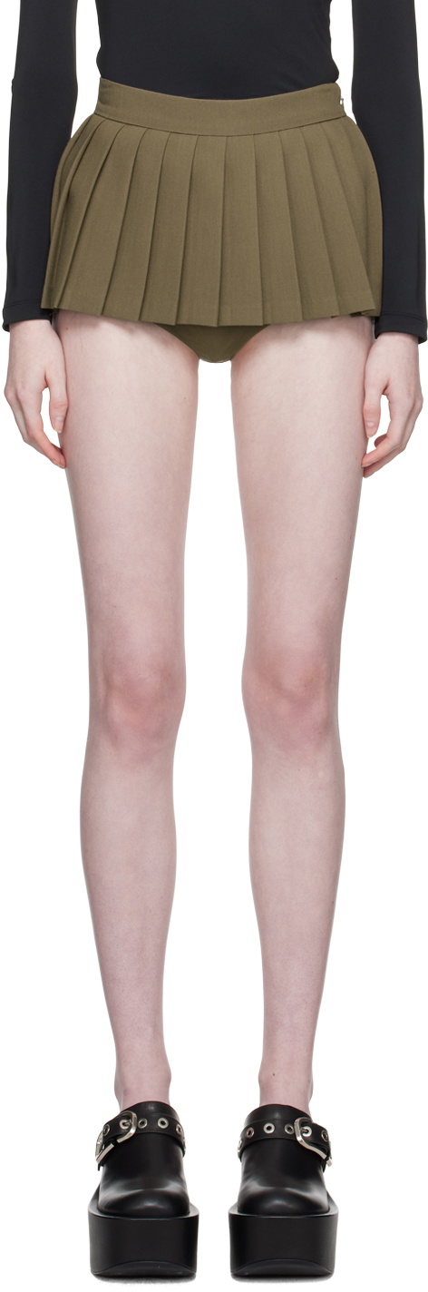 Pushbutton SSENSE Exclusive Khaki Skort Pushbutton