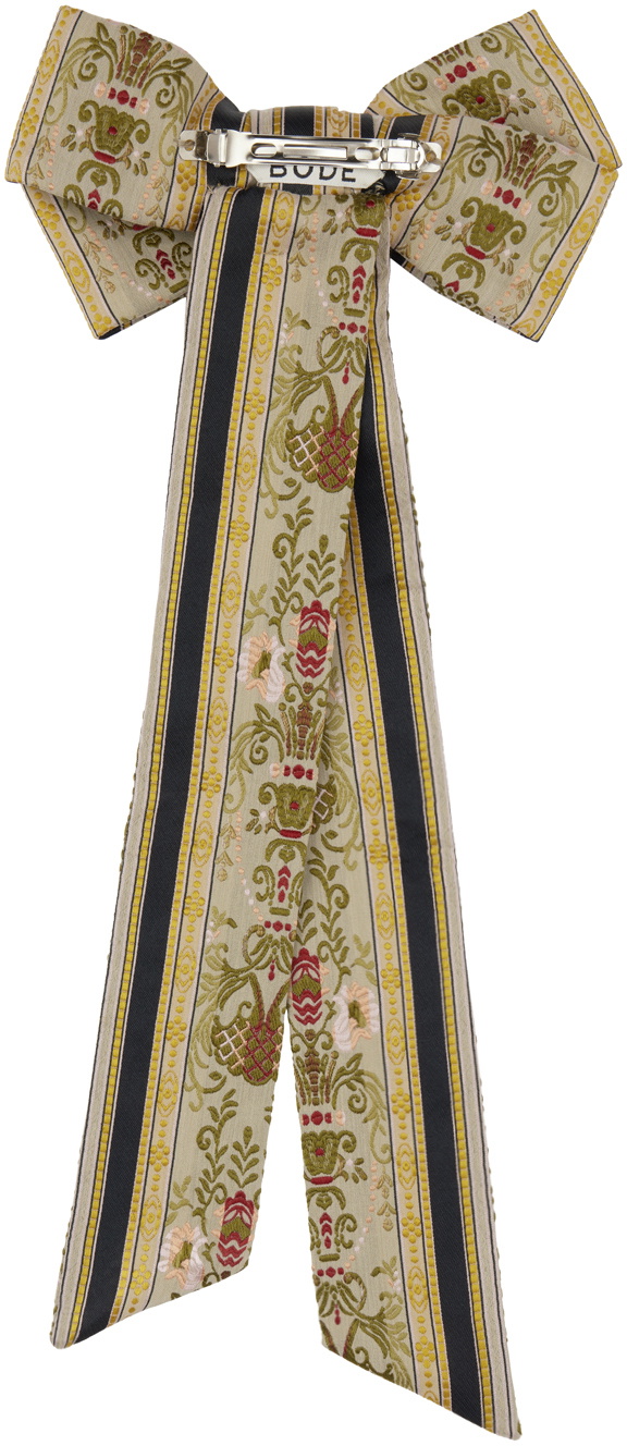 Bode Multicolor Bow Hair Clip Bode