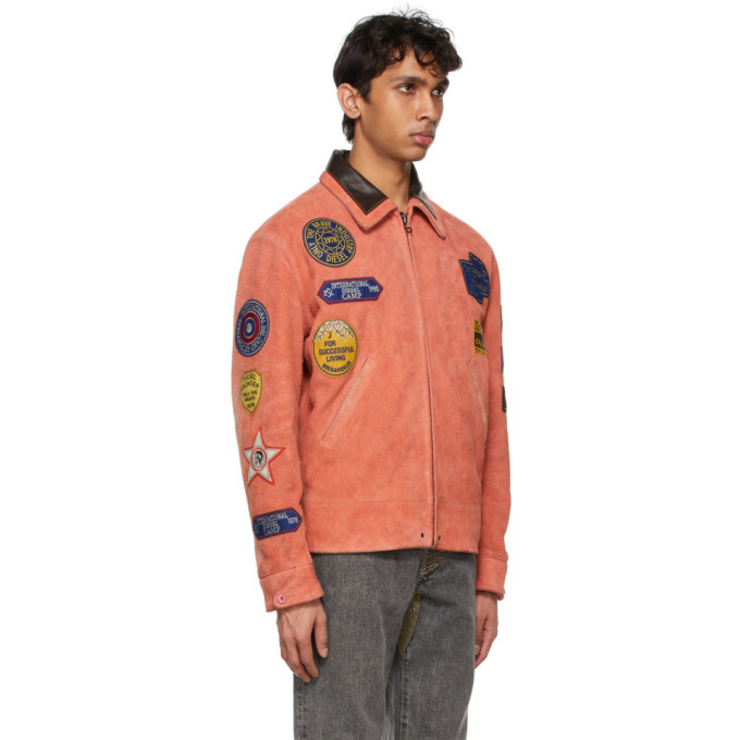 Diesel Red Suede D4D-3 Jacket Diesel