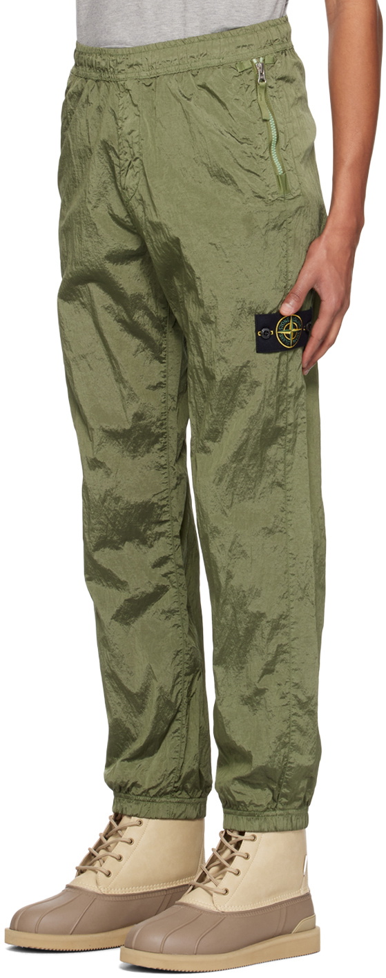 Stone Island Green Patch Track Pants Stone Island