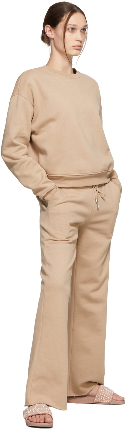 Frame Beige Crewneck Sweatshirt Frame Denim