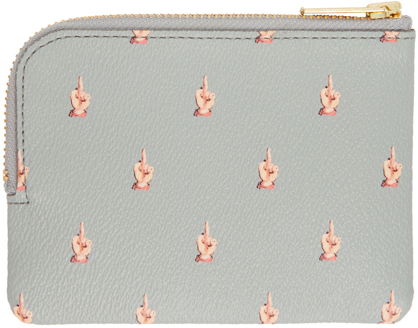 UNDERCOVER Gray Small Middle Finger Pouch Undercover