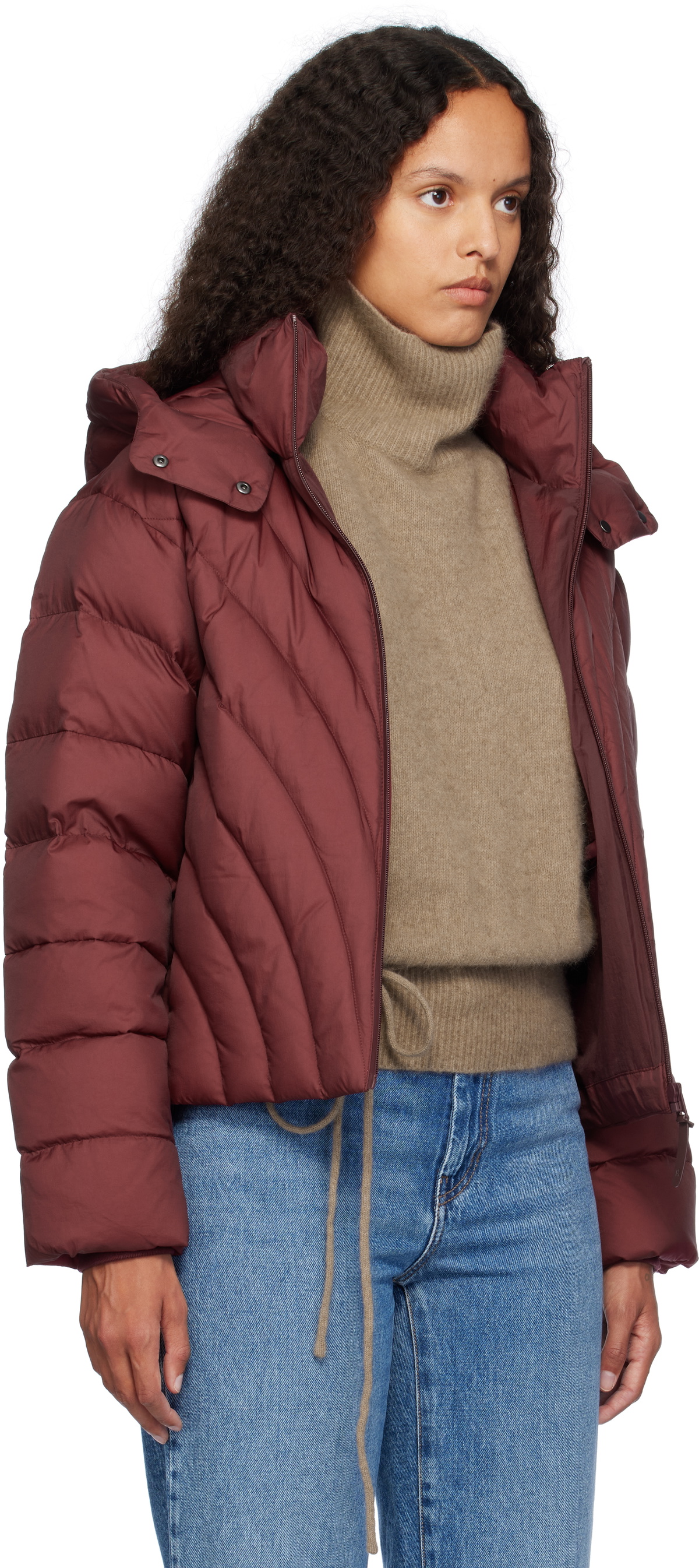 MACKAGE Burgundy Hope Down Jacket Mackage