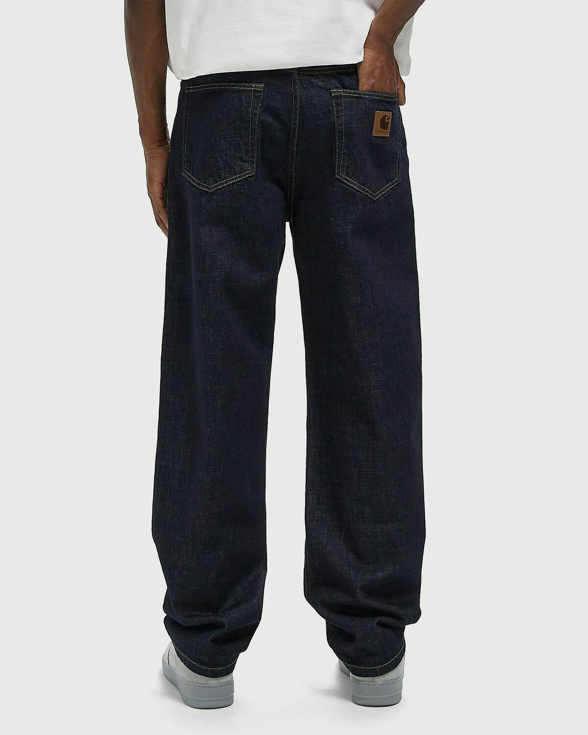 Carhartt WIP Aaron Pant Blue Mens Jeans Carhartt WIP