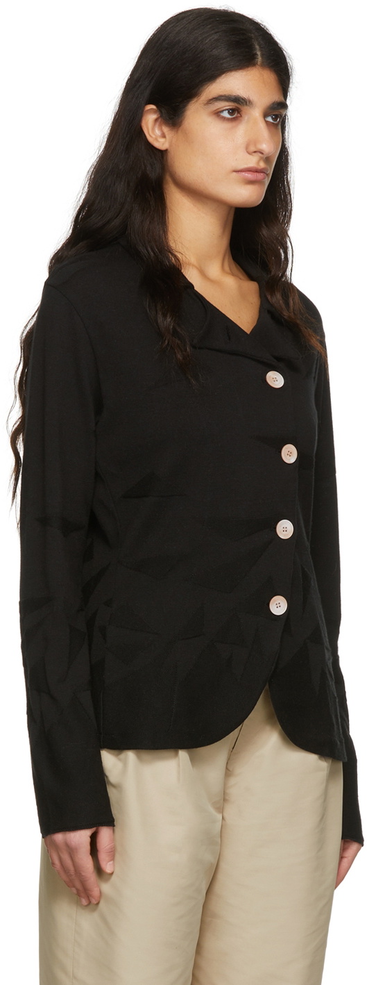 Trunk Project Black Cotton Blazer Trunk Project