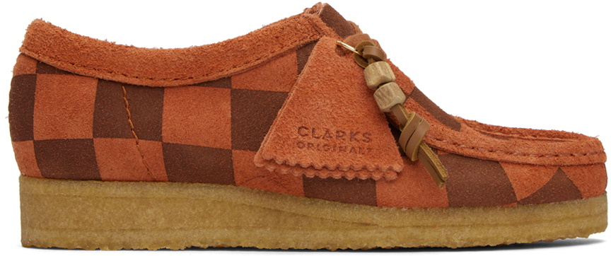 Clarks Originals Orange Wallabee Derbys Clarks Originals