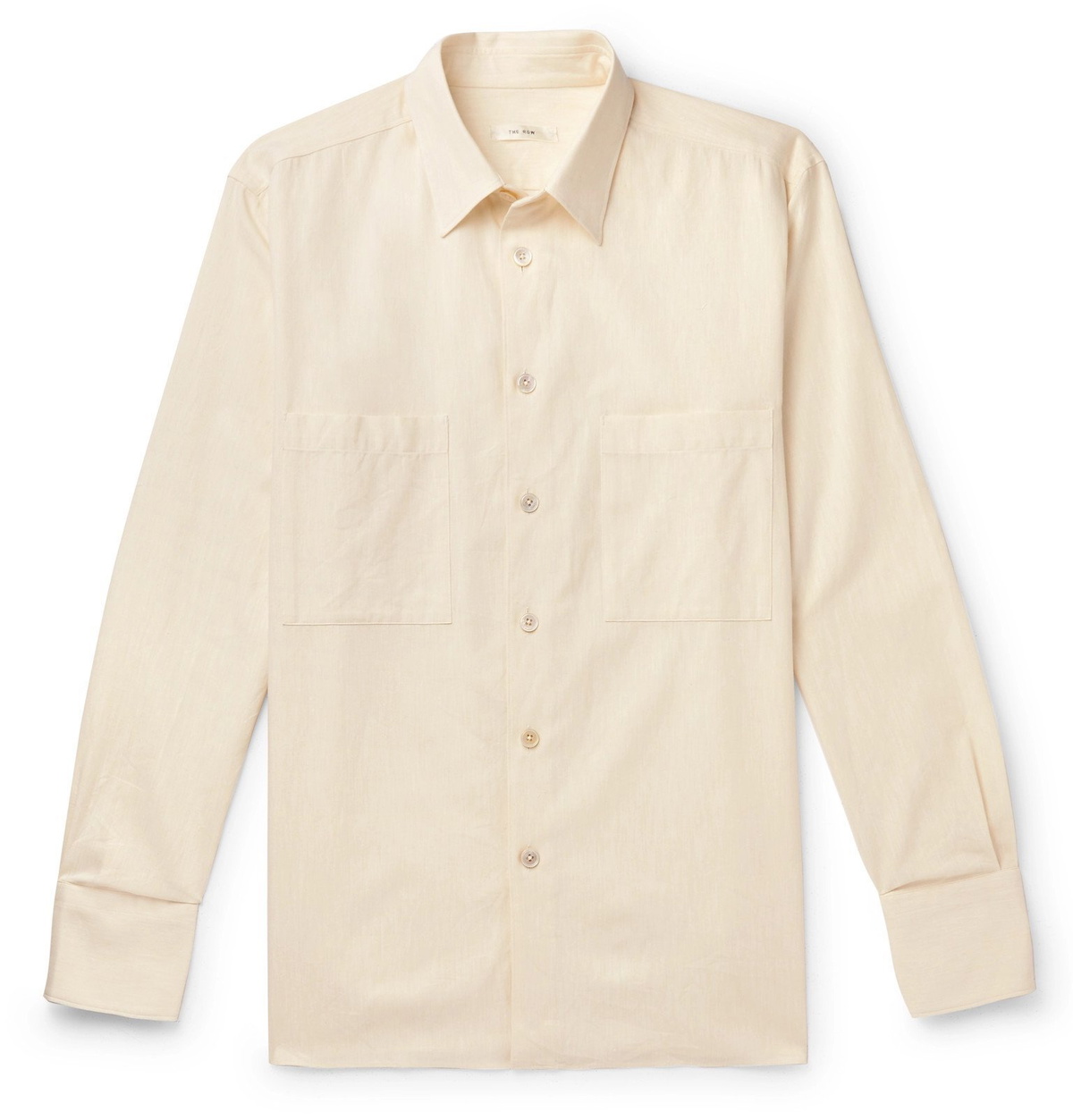 The Row - Gerald Cotton and Wool-Blend Shirt - Cream The Row