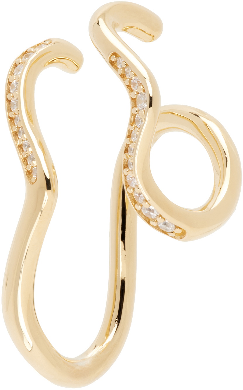 Maria Black Gold Yasmin Single Ear Cuff Maria Black