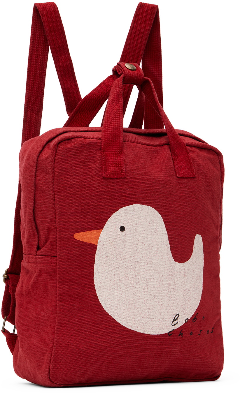 Bobo Choses Kids Red Rubber Duck Backpack Bobo Choses