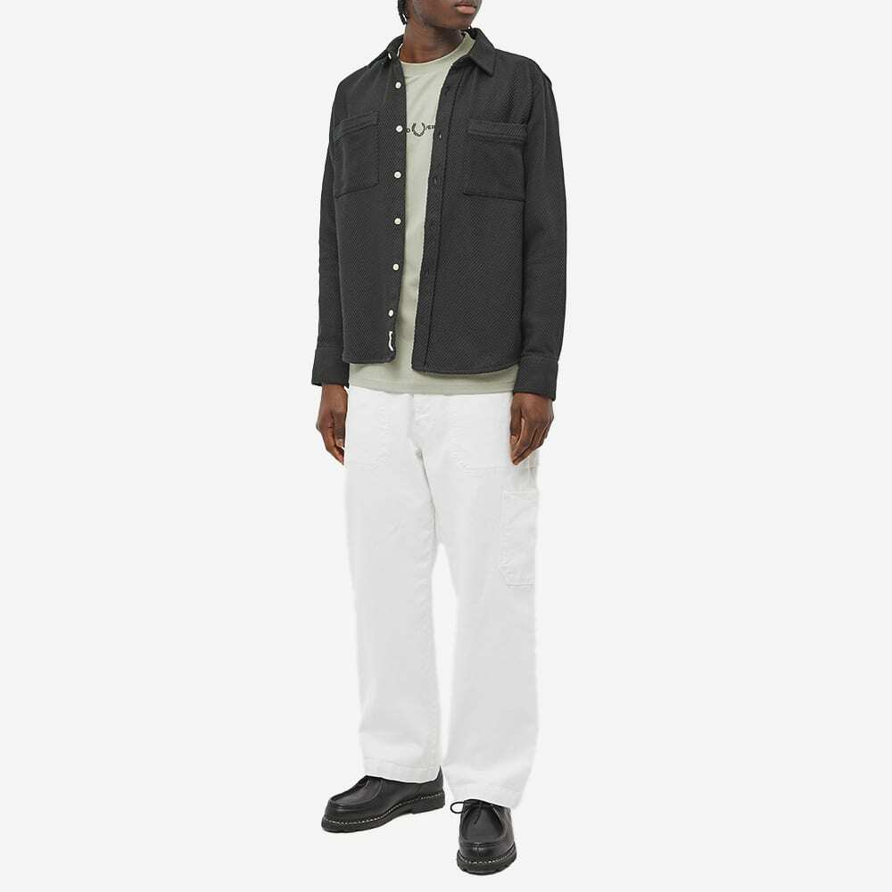 Fred Perry Men's Embroidered T-Shirt in Seagrass Fred Perry