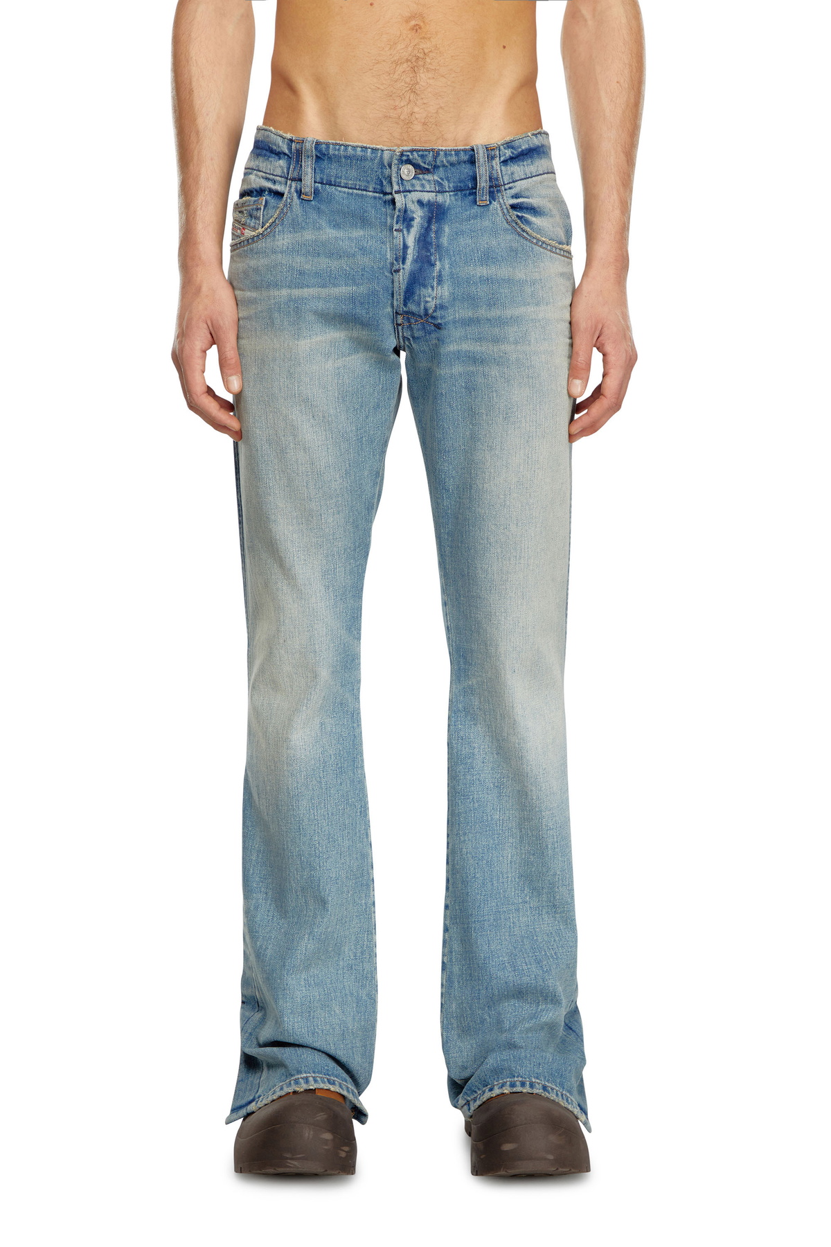 Diesel Bootcut Jeans - D-Backler - Jeans Mens in Blue Diesel
