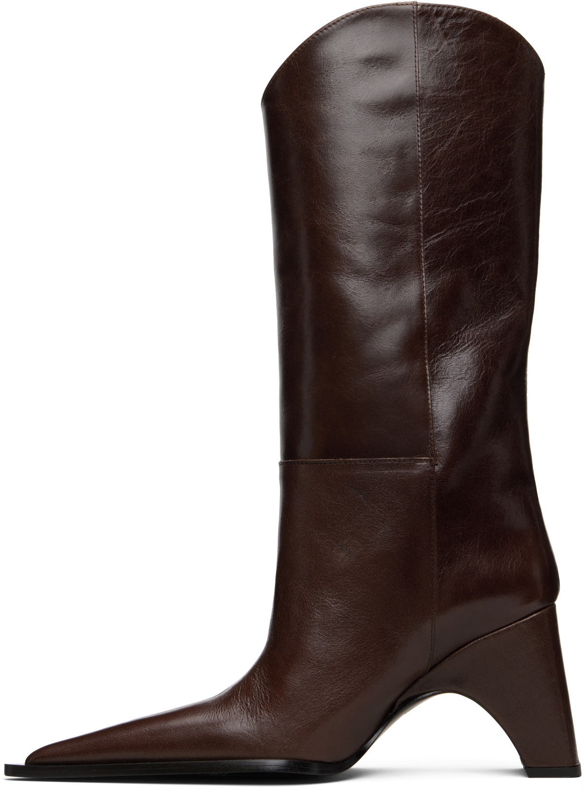 Coperni Brown Bridge Cowboy Tall Boots Coperni