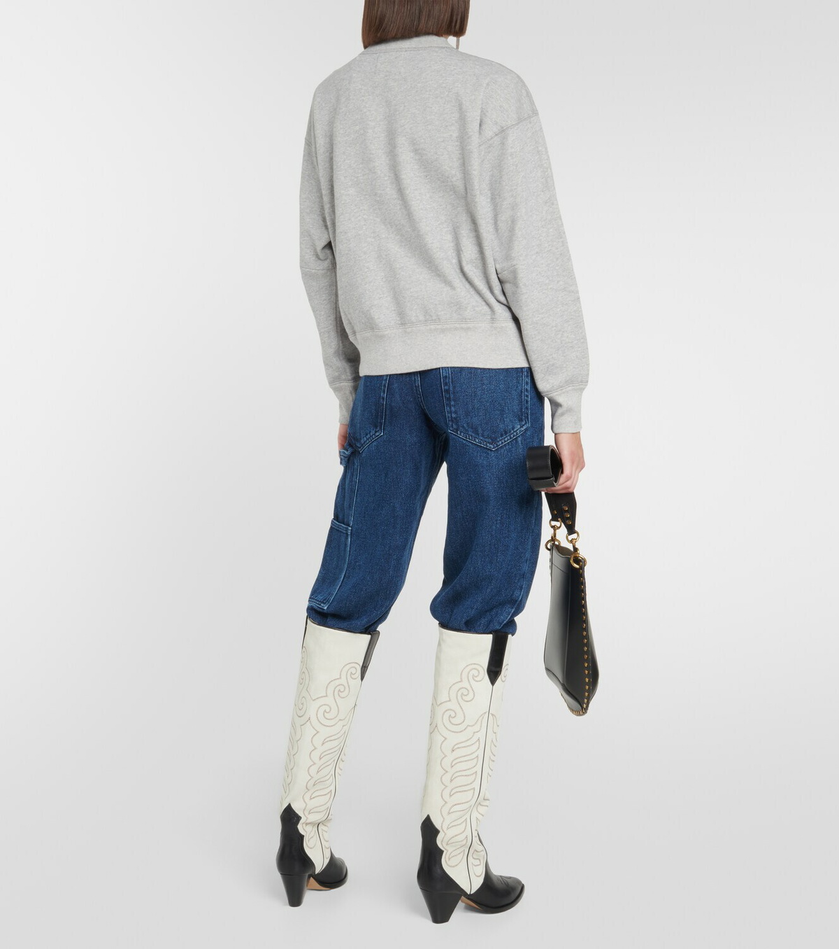 Marant Etoile Moby logo jersey sweatshirt Isabel Marant Etoile