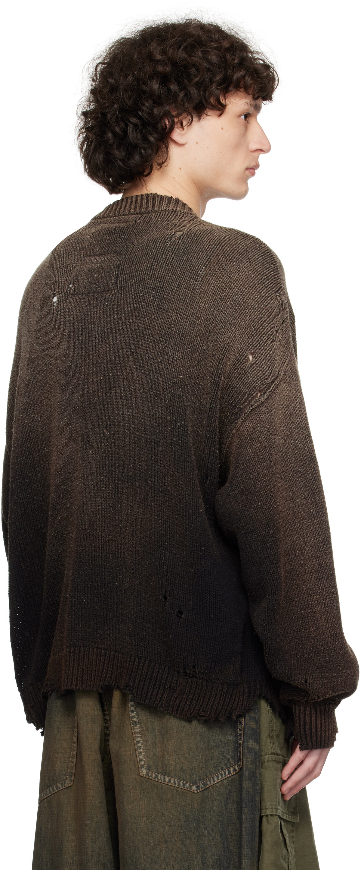 Maison MIHARA YASUHIRO Black Car Jacquard Knit Cardigan Maison MIHARA ...