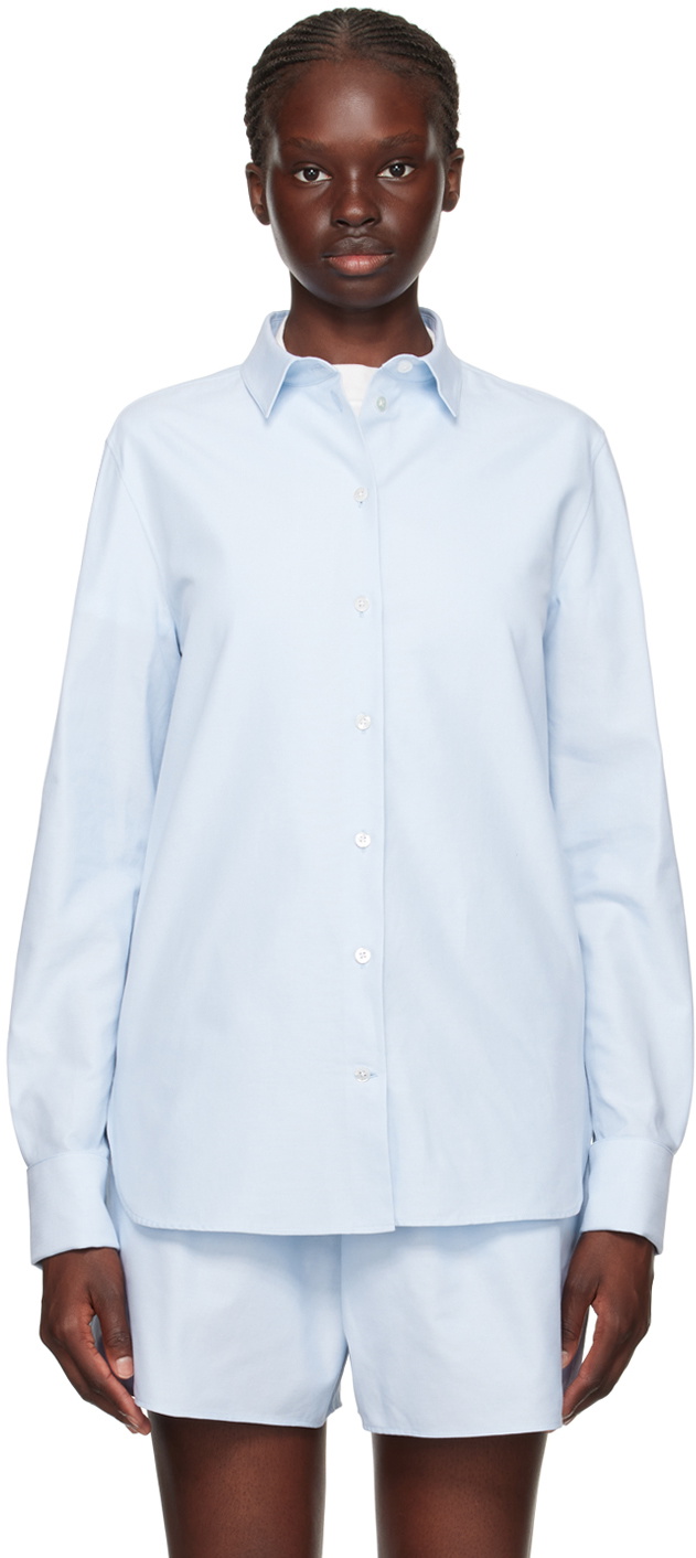 The Row Blue Metis Shirt The Row