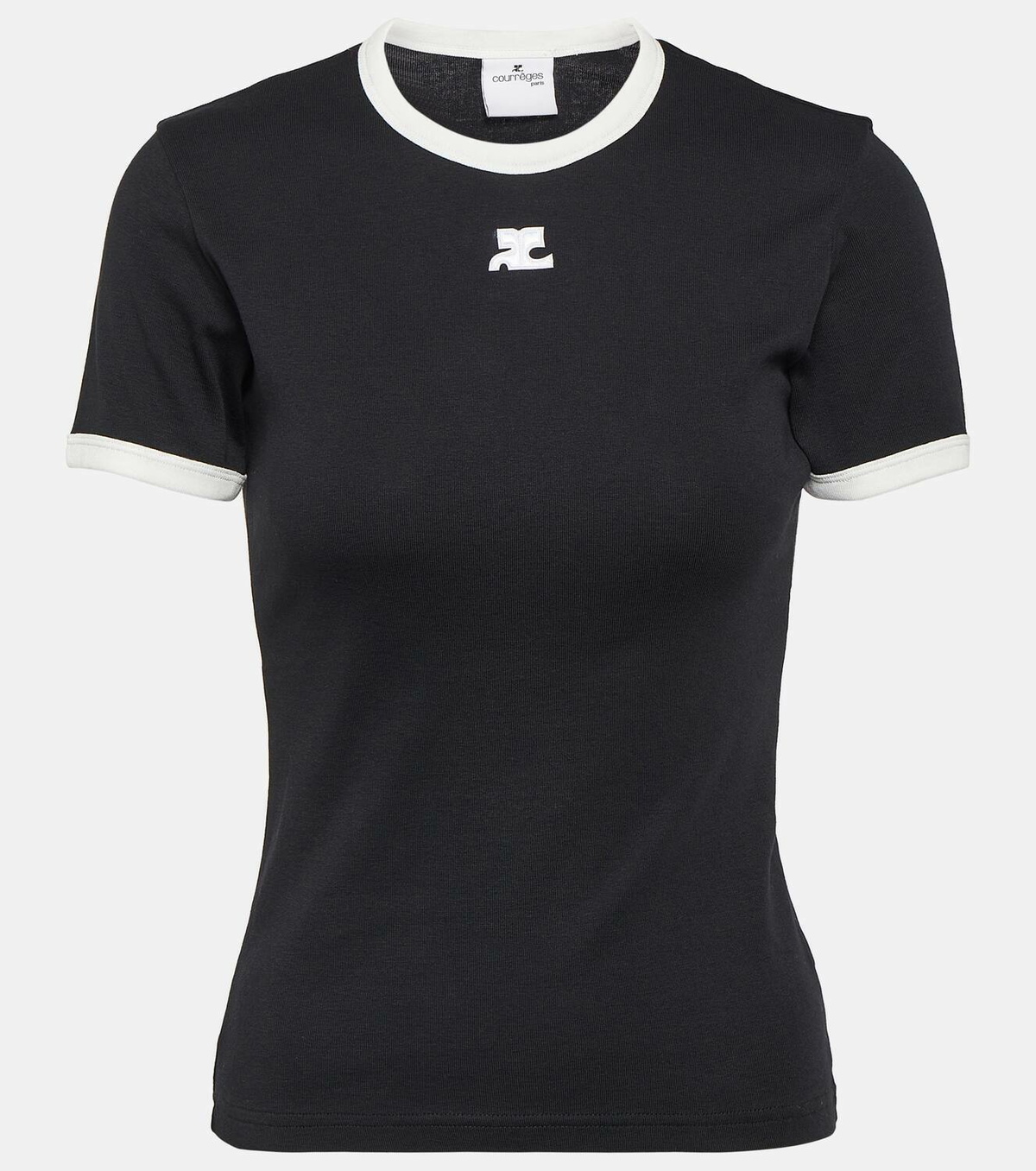 Courrèges Logo cotton jersey T-shirt Courreges