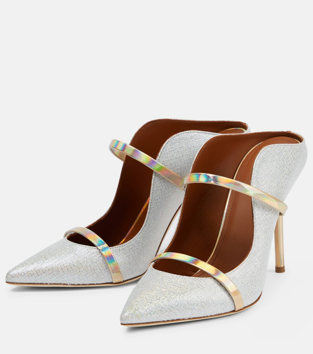 Malone Souliers Maureen 100 glitter mules Malone Souliers