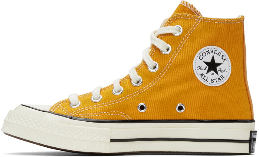 Converse Yellow Chuck 70 Hi Sneakers Converse