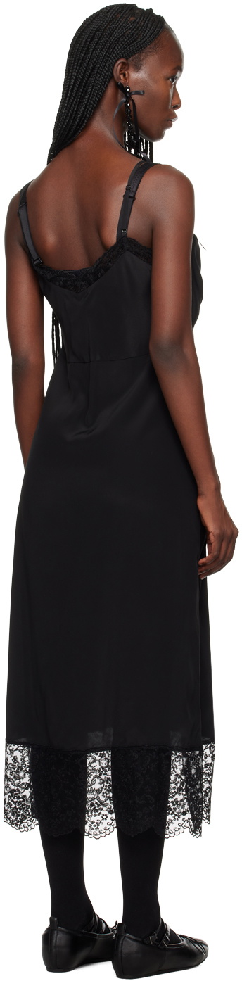 Simone Rocha Black Lace Trim Midi Dress Simone Rocha