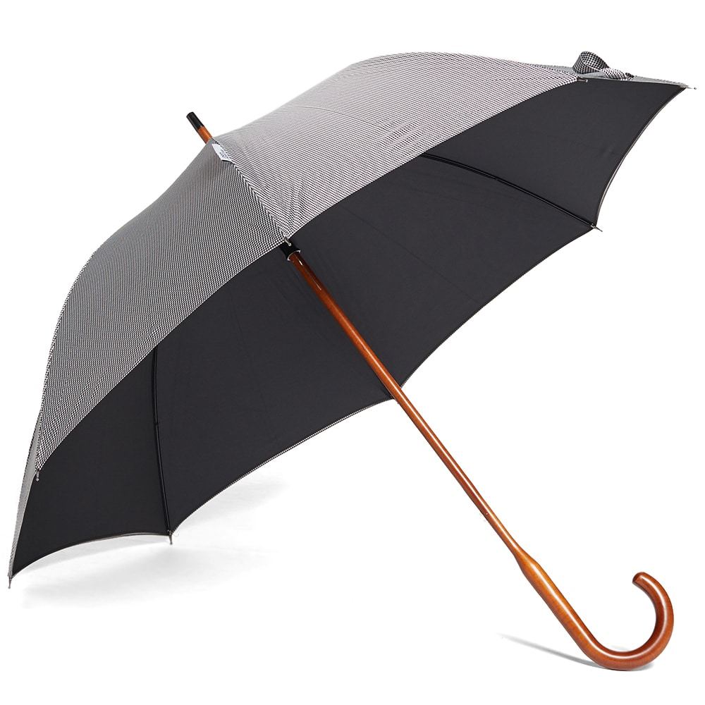 London Undercover Classic Solid Stick Umbrella Black London Undercover