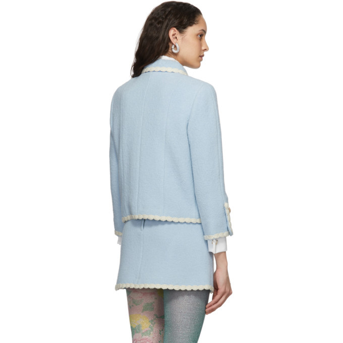 Marc Jacobs Blue The Tweed Jacket Marc Jacobs