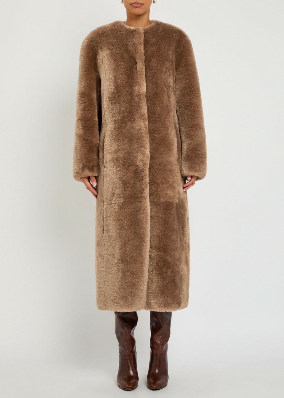 Stand Studio Gracelyn Faux fur Coat Brown Stand Studio