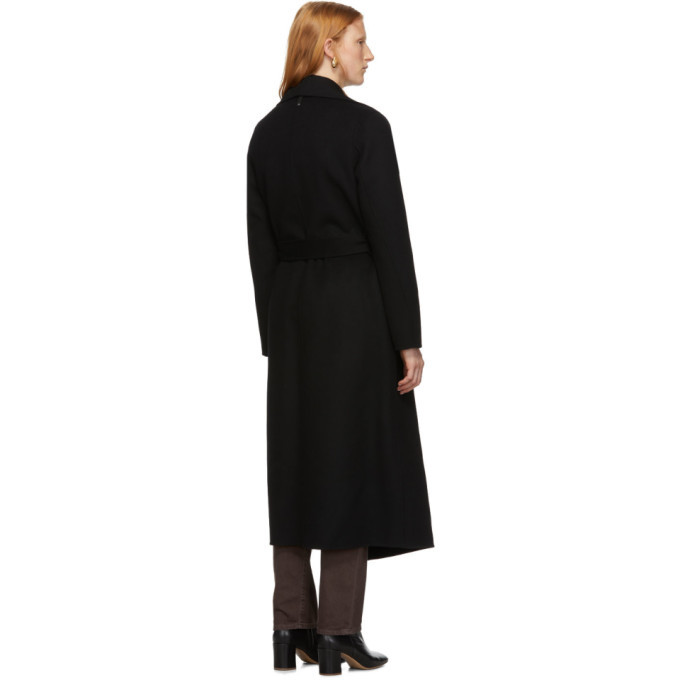 Mackage Black Wool Mai Coat Mackage