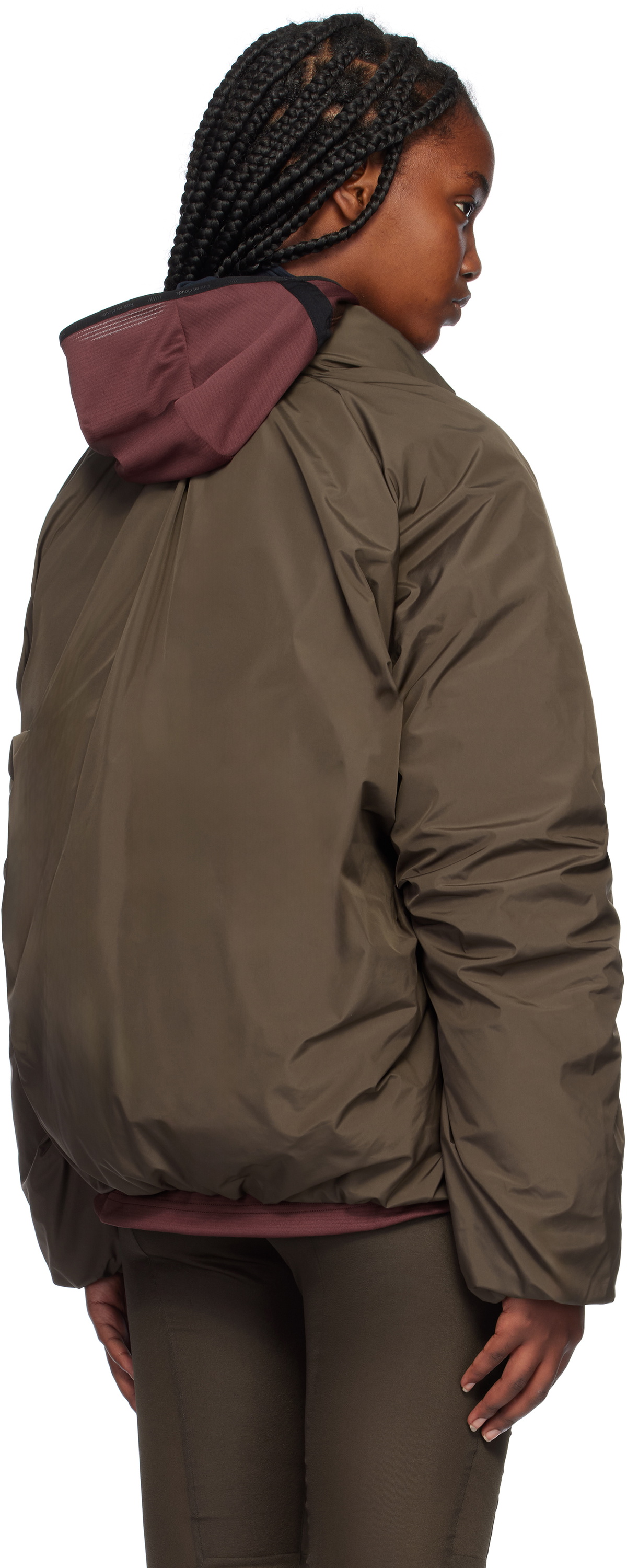 POST ARCHIVE FACTION (PAF) Brown 7.0 Right Down Jacket Post Archive Faction