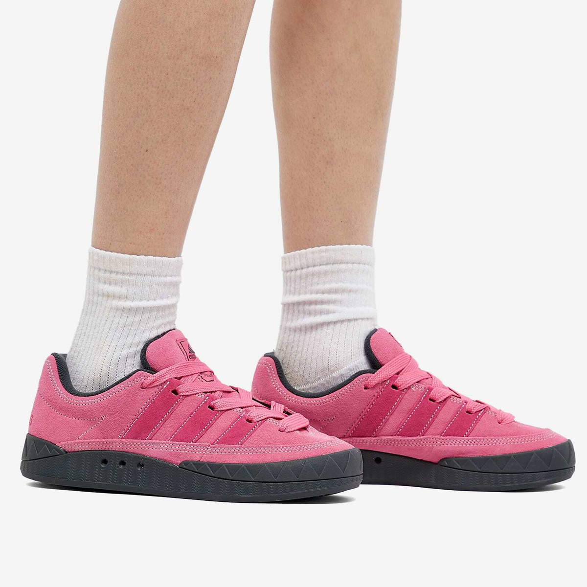Adidas Women's Adimatic W Sneakers in Pink/Carbon adidas