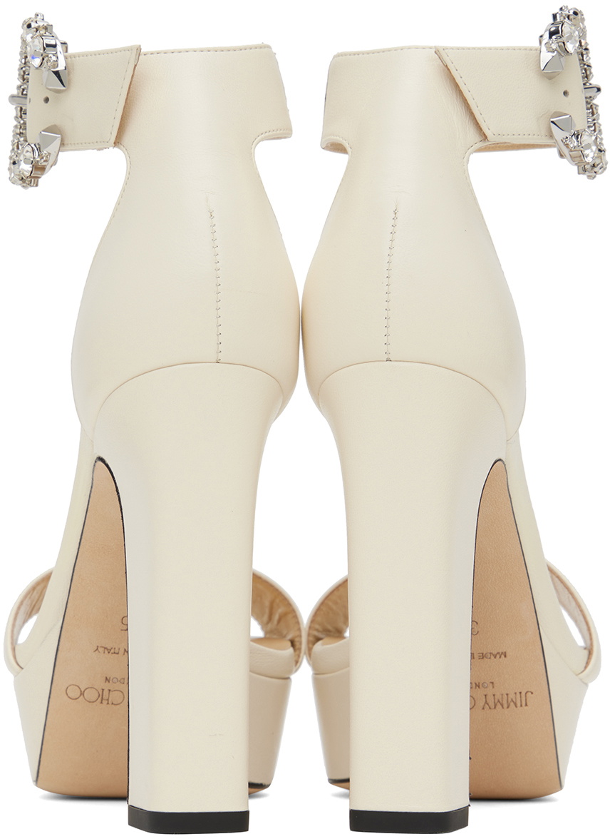 Jimmy Choo Off-White Mionne 120 Sandals Jimmy Choo