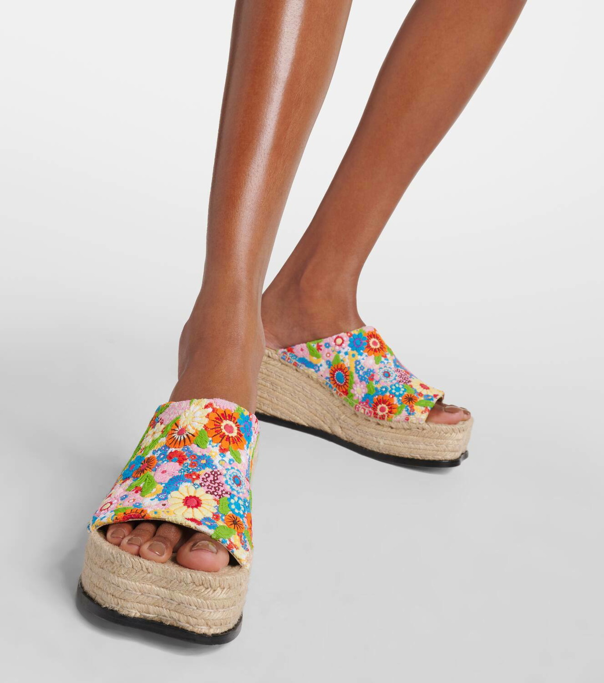Loewe Paula's Ibiza Petal 80 espadrille wedges Loewe