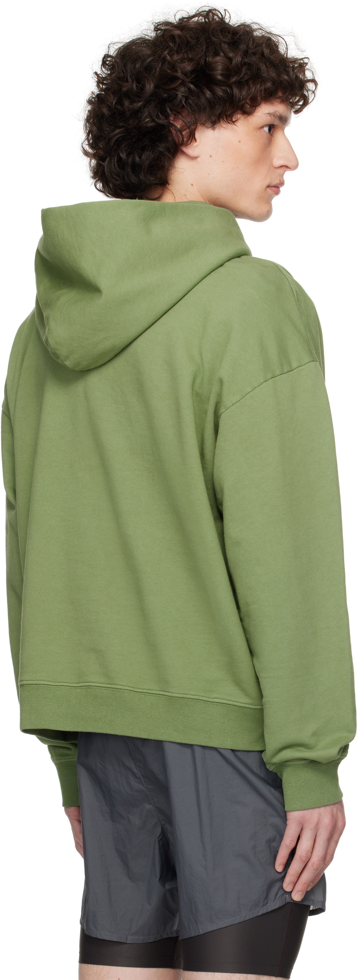 District Vision Green 'California' Cotton Hoodie District Vision